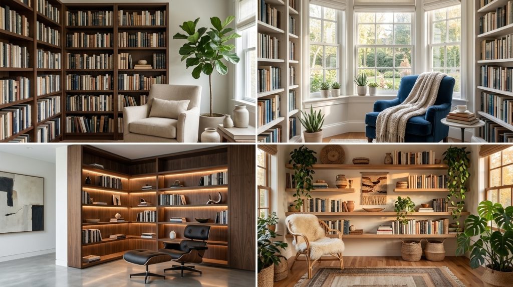 Home Library Ideas for Empty Corners